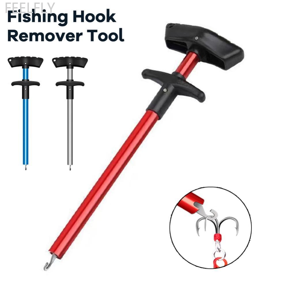 Feelfly อลูมิเนียม Fishing Lure Remover Tube Hook Detacher ตกปลา Hook ...