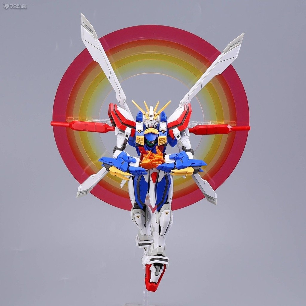 ส่งด่วนในสต็อกสูง RG God Gundam 1/144 Flash Warrior ส่งรัศมีประกอบของ ...