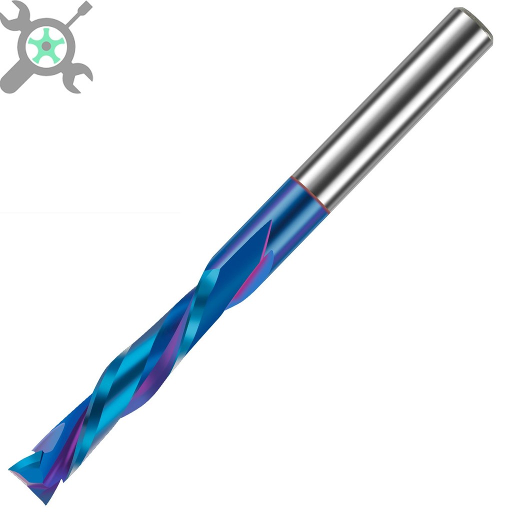 การบีบอัดเกลียวเราเตอร์บิตคาร์ไบด์ 1/4 นิ้ว Shank Up Down Cut Router ...