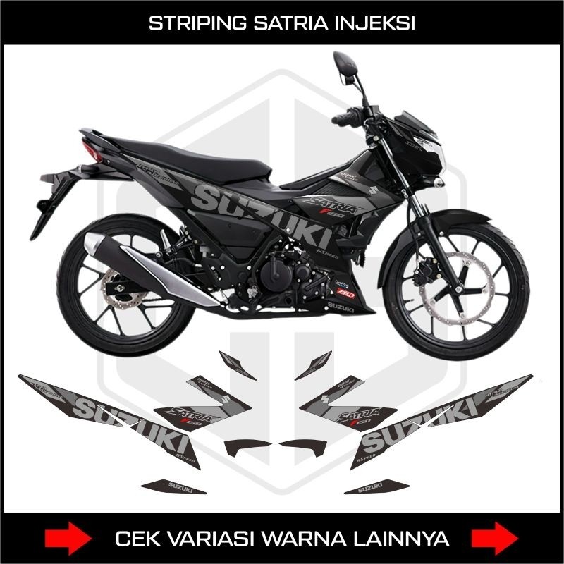 Striping Sticker Suzuki Satria fu FI150 ฉีด / Striping Satria fu 150 ...