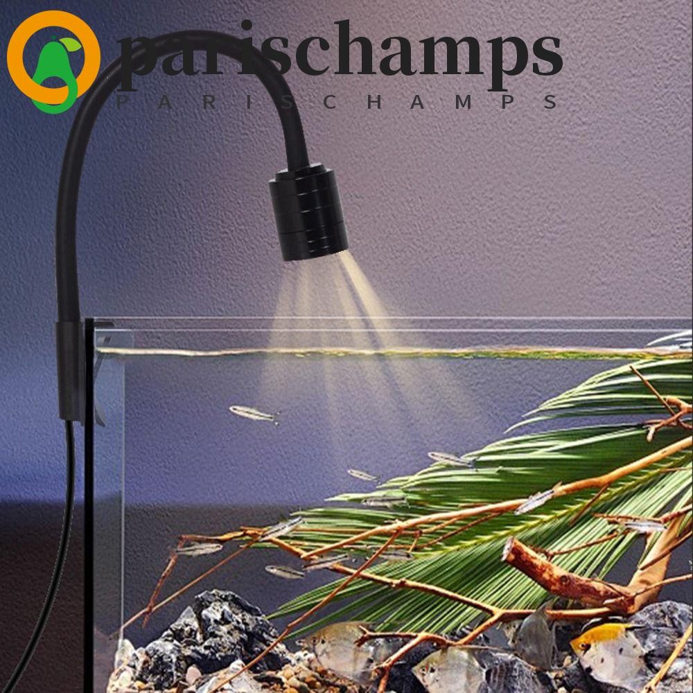 Parischamps Mini Clip-on Lamp,โคมไฟคลิปตู้ปลา 3W,ประหยัดพลังงาน USB ทน ...