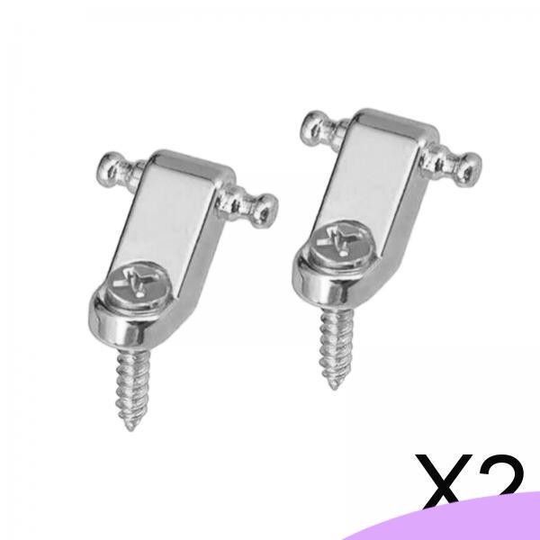 [szlinyou2] 2x2x Guitar String Retainer Roller String Guides Retainer สําหรับกีตาร์ไฟฟ้า Argent ...