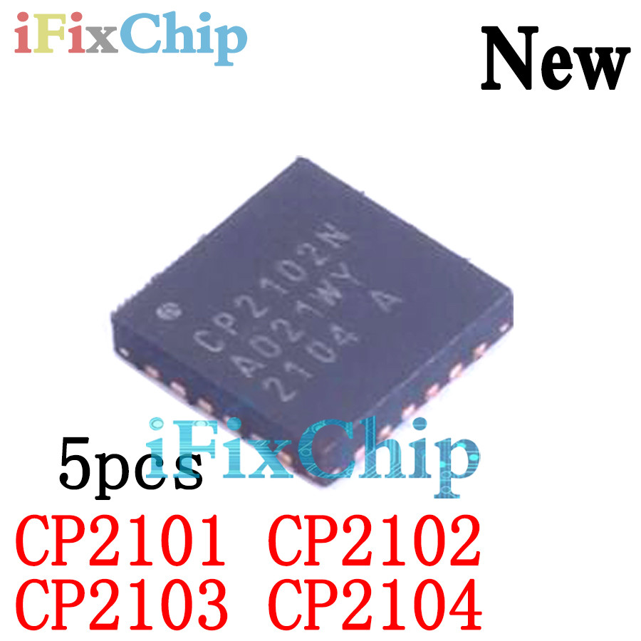 5 ชิ้นใหม่เอี่ยม CP2101 CP2102 CP2103 CP2104 CP2101-GMR CP2102-GMR ...