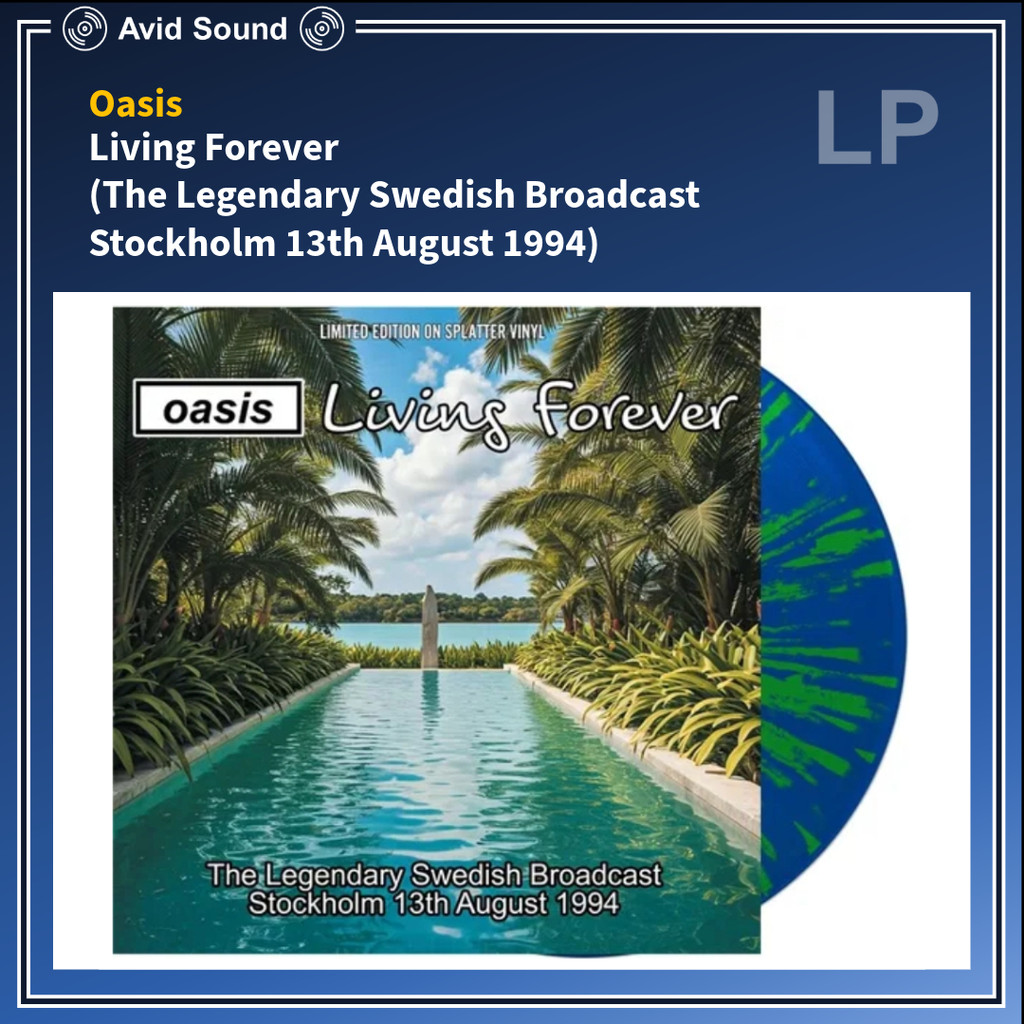 แผ่นเสียง Oasis Living Forever The Legendary Swedish Broadcast ...