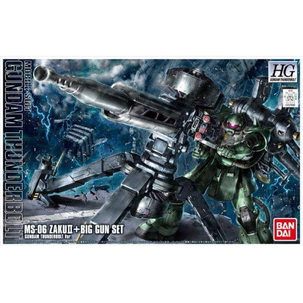 HG BANDAI MS-06 Zaku II + Big Gun Set [Gundam Thunderbolt] | Shopee ...