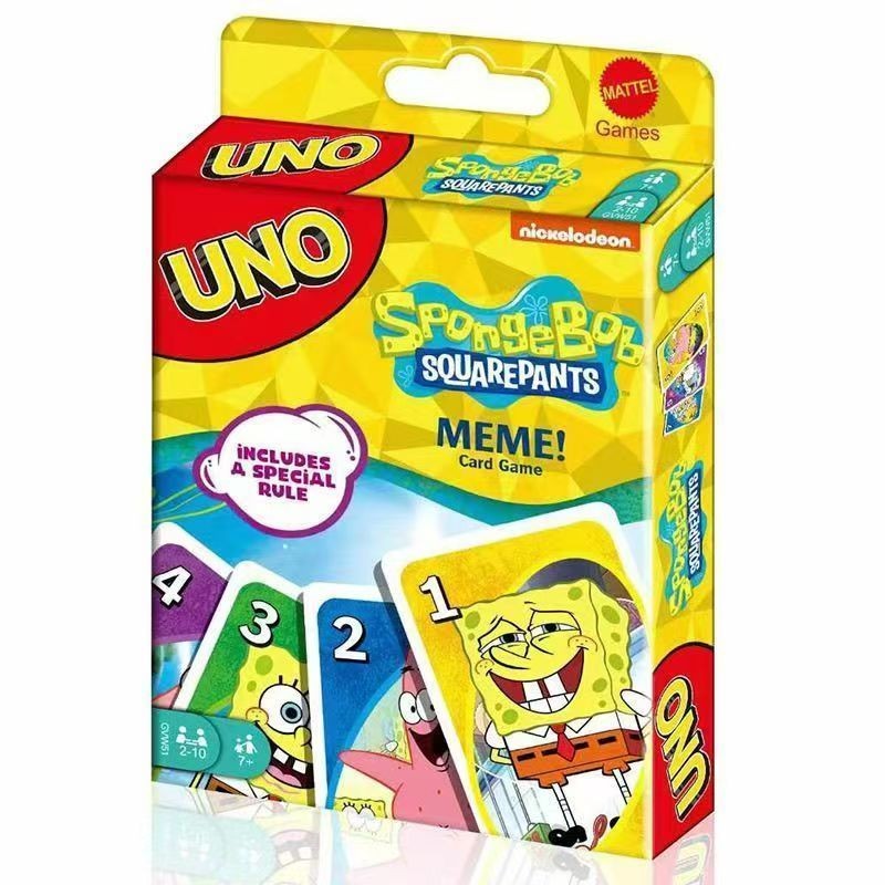 UNO Solitaire SpongeBob SquarePants Labubu คลาสสิกเล่นวิธีเกมกระดาน ...