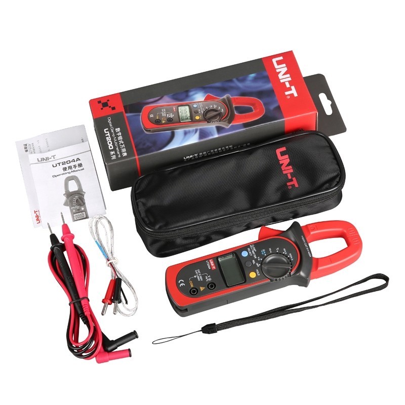 UNI-T UT204 Mini Digital Clamp Meter คลิปแอมป์ คลิปแอมป์ แคล้มป์มิเตอร์ ...