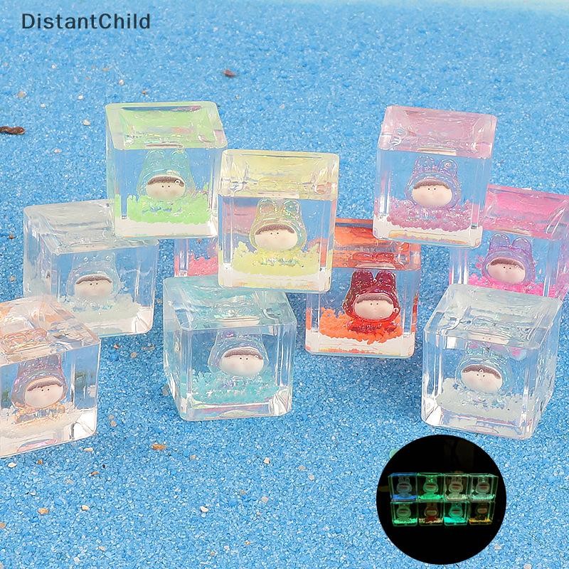Dsth การ์ตูน Luminous Ice Cubes ตุ๊กตา Micro ภูมิทัศน์น่ารัก ...