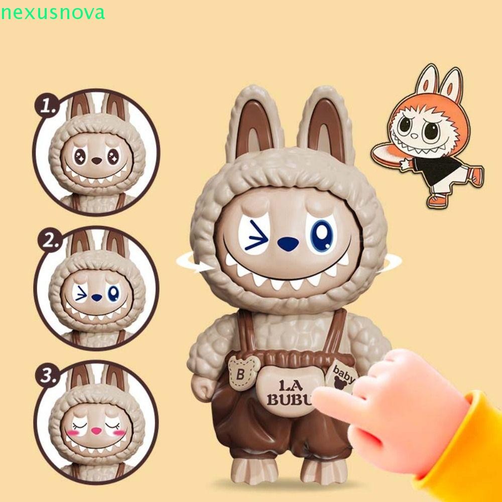 Nexusnova Labubu Face เปลี่ยนตุ๊กตา,พร้อมพวงกุญแจ 3 Facial Labubu Face ...