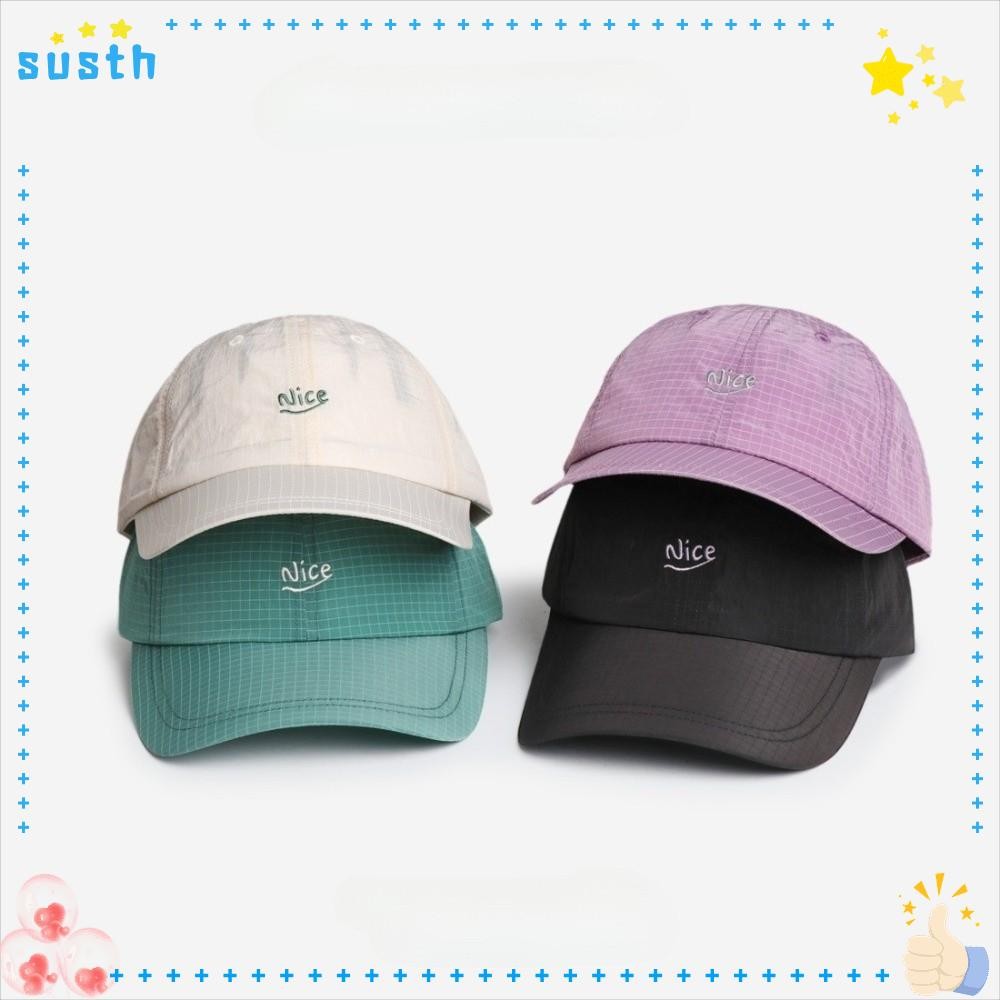 หมวกเดินป่า SUSTH แบบปรับได้ แห้งเร็ว ระบายอากาศ กันแดด ลายสก๊อต ...