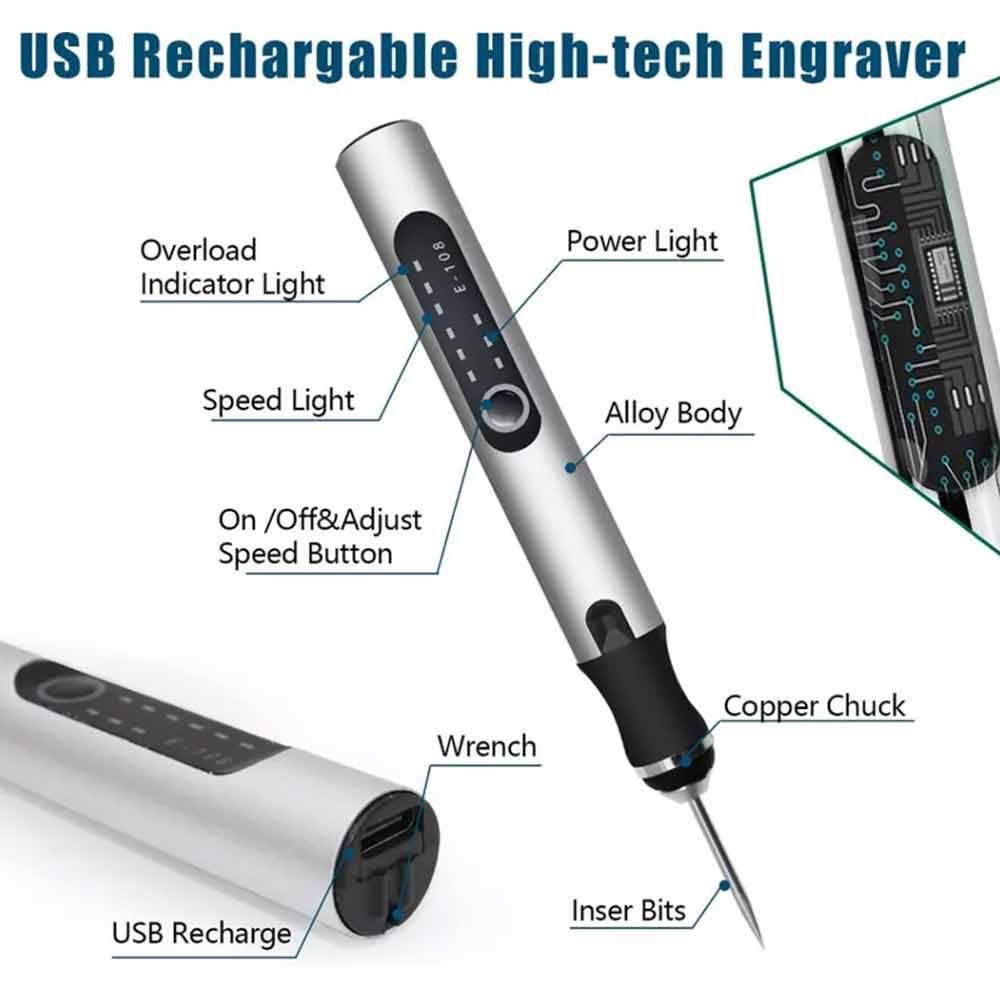 Engraving Pen Electric Engraving Pen Engraving Machine,DIY Rotary ...