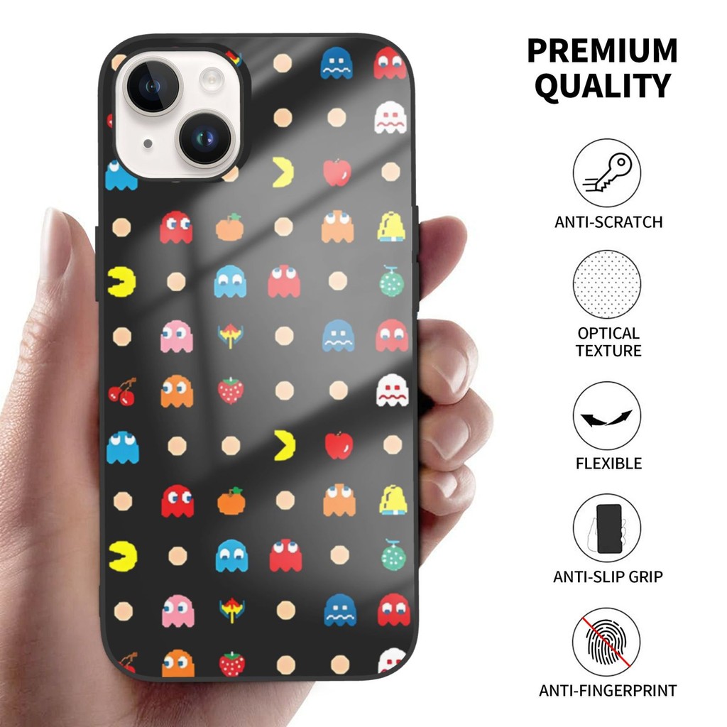 Pac-man เคสโทรศัพท์กันกระแทกหรูหราสไตล์ใหม่ IPhone 16 15 14 Pro Max ...