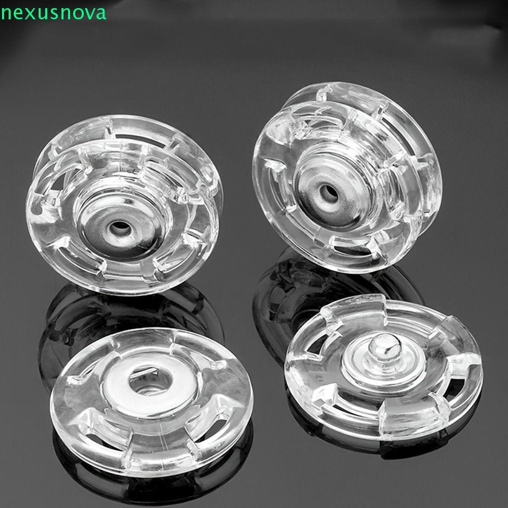 Nexusnova 10 ชิ้นปุ่ม Snap ที่มองไม่เห็น, ตัวยึดพลาสติกโปร่งใสปุ่ม Snap, DIY Clasp ปกปิดโปร่งใส ...