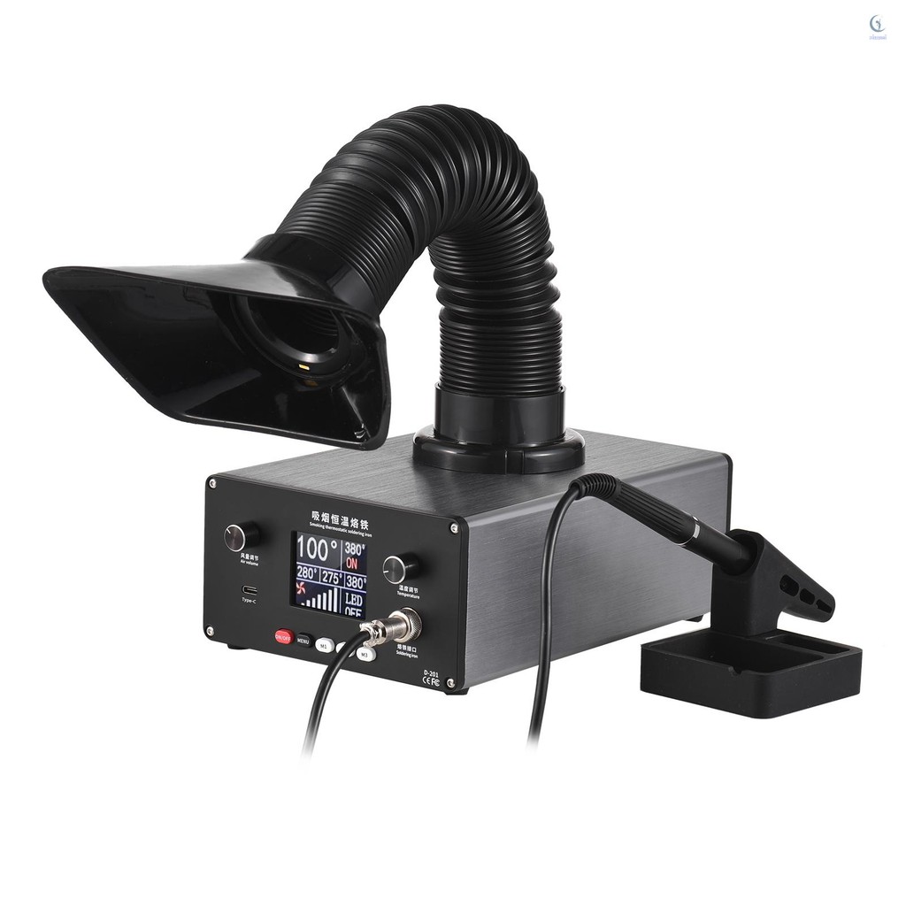 150w ชุดสถานีบัดกรีอุณหภูมิ Fume Extractor Filter หัวแร้งไฟฟ้าแบบ ...