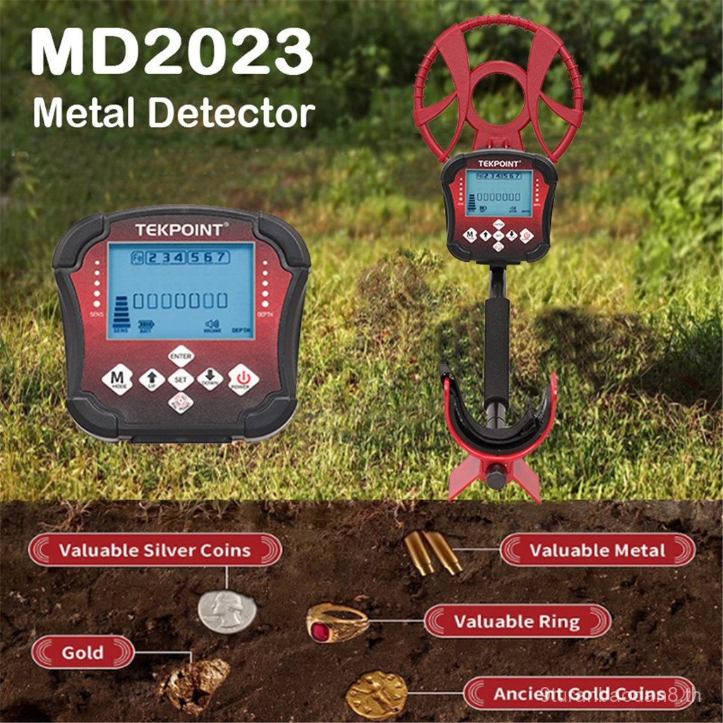 เครื่องตรวจจับโลหะ MD2023 underground GOLD Detector outdoor GOLD digger ...