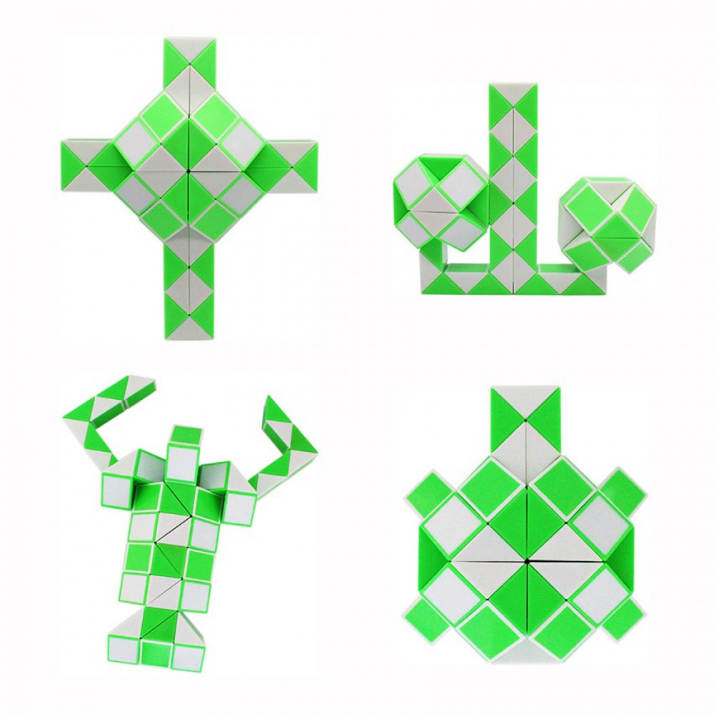 Qiyi Magic Snake 24/36/48/60/72 บล ็ อก Variety Magic ไม ้ บรรทัด Cube ...