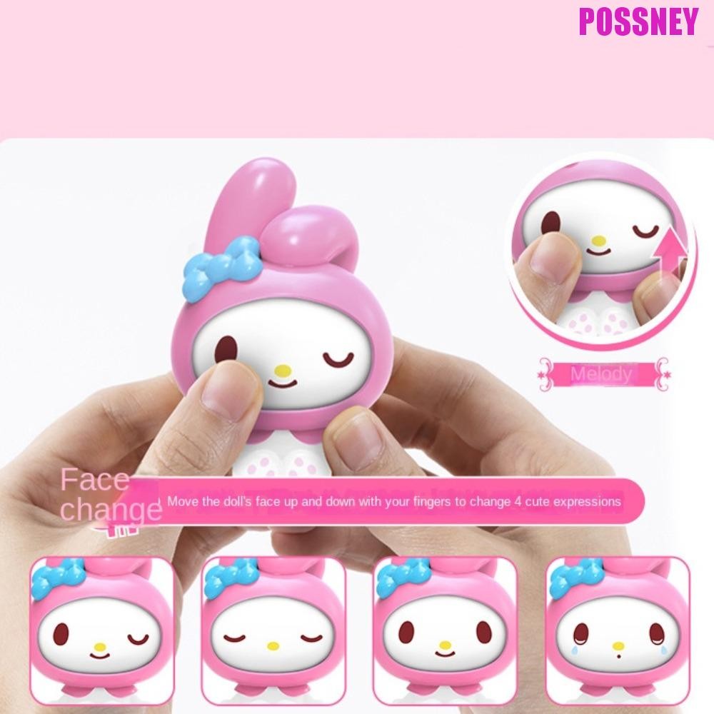 Possney Face Makeup Kuromi, พลาสติก Pom Pom Purin Face เปลี่ยน KT ...