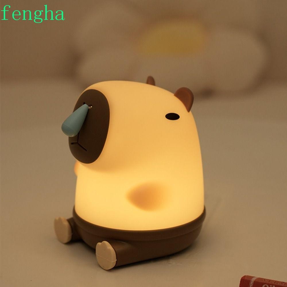 Fengha Snout Dolphin Emotional Light, USB ชาร์จป้องกันดวงตา Capybara ...