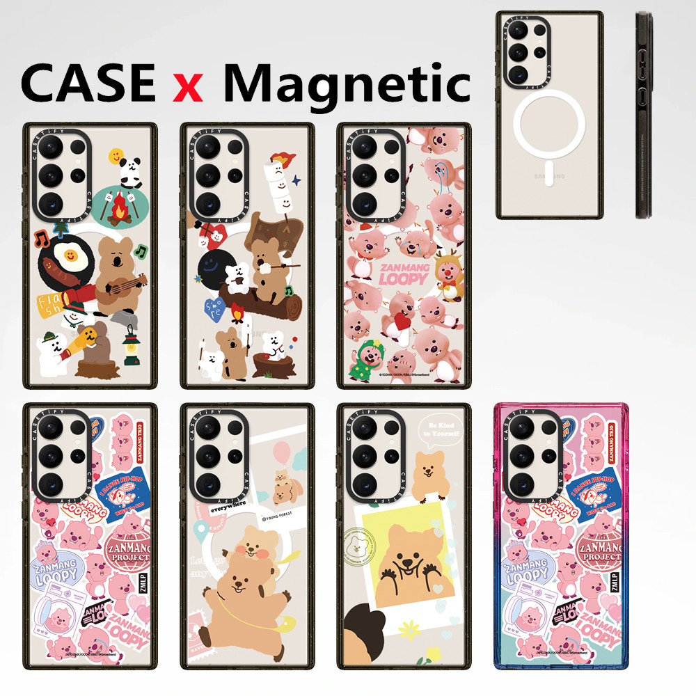 SAMSUNG Casetify Zanmang Loopyปลอกแม่เหล็กSamsung Galaxy S25 Ultra S22 ...