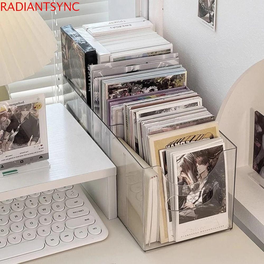 Radiantsync ที่ใส่ซีดี, กล่องแสดงแผ่นดิสก์ DIY ใส, ชั้นวางบันทึกมุมมองง่ายประหยัดพื้นที่ความจุ ...