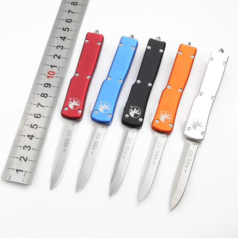 Microtech ไมโครเทคโนโลยี UTX70 รุ่นมินิ D2 อลูมิเนียมอัลลอยด์ ความแข็ง ...