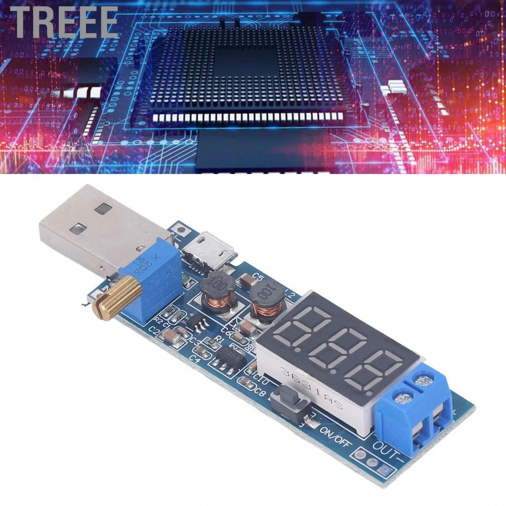 Treee แหล่งจ่ายไฟ USB โมดูลป้องกันการกัดกร่อน DC ถึง 3W สวมใส่ยาก Perfect Fit Boost ตัวควบคุม ...