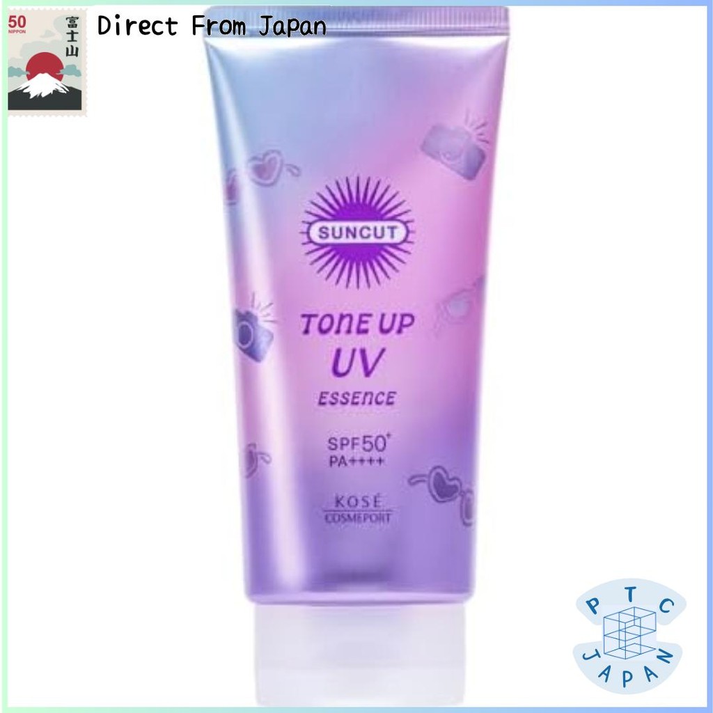 【Direct from Japan】KOSE Suncut Tone Up UV Essence SPF50+ PA++++ UV Water Resistance ครีมกันแดดลา ...