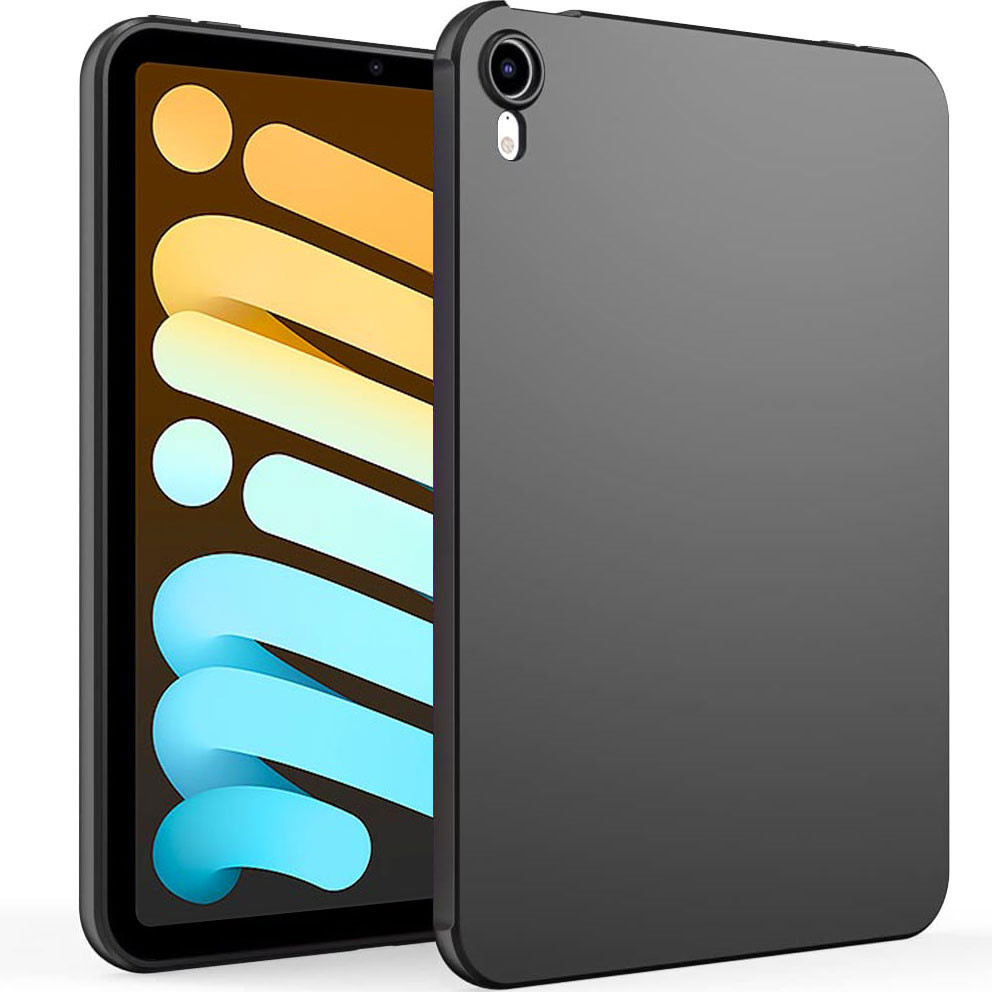 กรณีแท็บเล็ตสําหรับapple iPad Mini 6 8.3 "2021 สีดําSoft TPUซิลิคอน ...