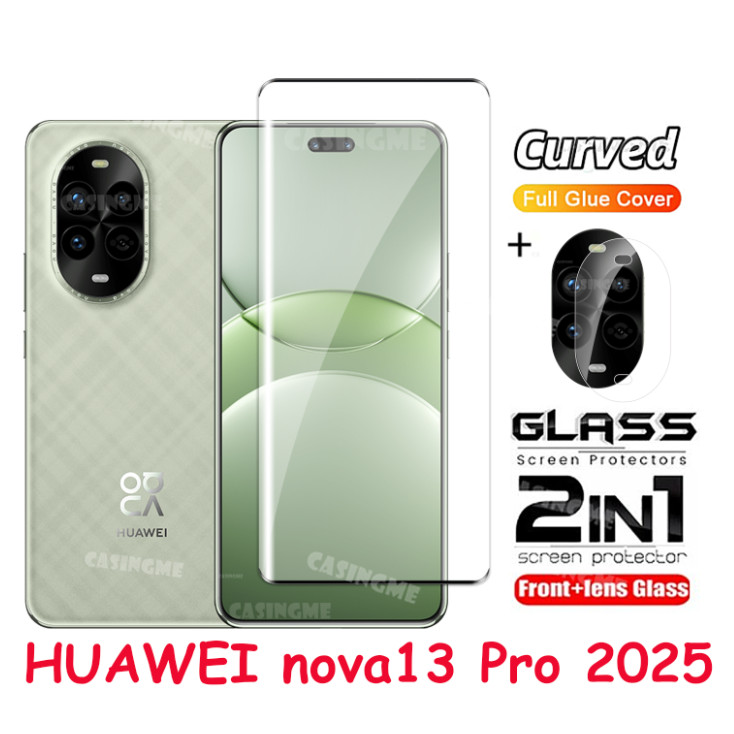 Huawei Nova 13 Pro 2025 ฟิล์ม 2 in 1 ป้องกันหน้าจอสําหรับ Huawei Nova 13 Nova13Pro 13Nova 13Pro ...