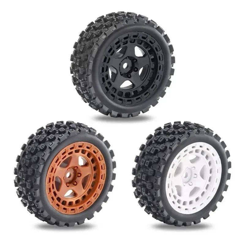 4pcs 69 มม.ขอบล้อพลาสติกยาง Universal สําหรับ 1/18 2S TYPHON GROM Rally ...
