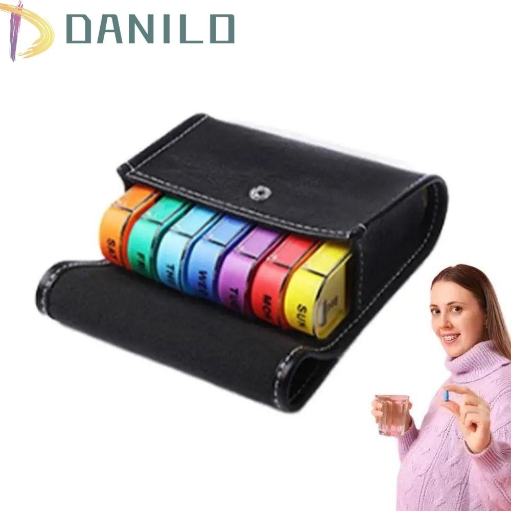 Danillo กล่องจัดยารายสัปดาห์, Week Mark Drug Container 7-Day Pill ...