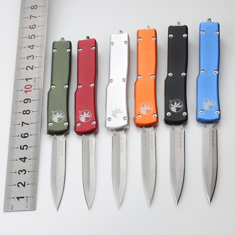 Microtech ไมโครเทคโนโลยี UTX70 มินิ วัสดุของใบมีด: D2 จัดการวัสดุ ...