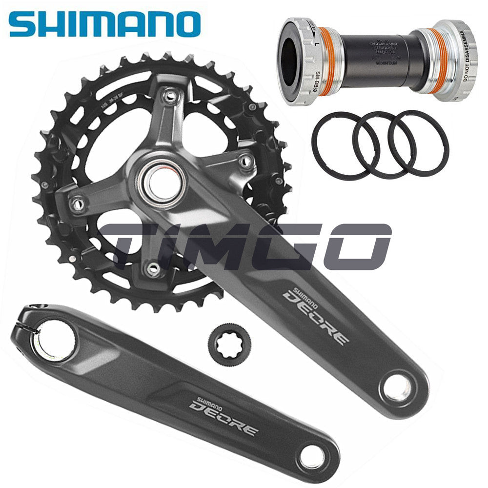 Shimano Deore FC-M4100-2 MTB Bike 210 Speed Crankset 36-26T 170mm 2 ...