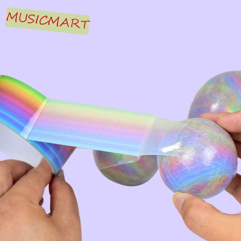 Musicmart Sticky Ball Rolling เทป, Iridescence ผ่อนคลายของเล่นม้วนเทป ...