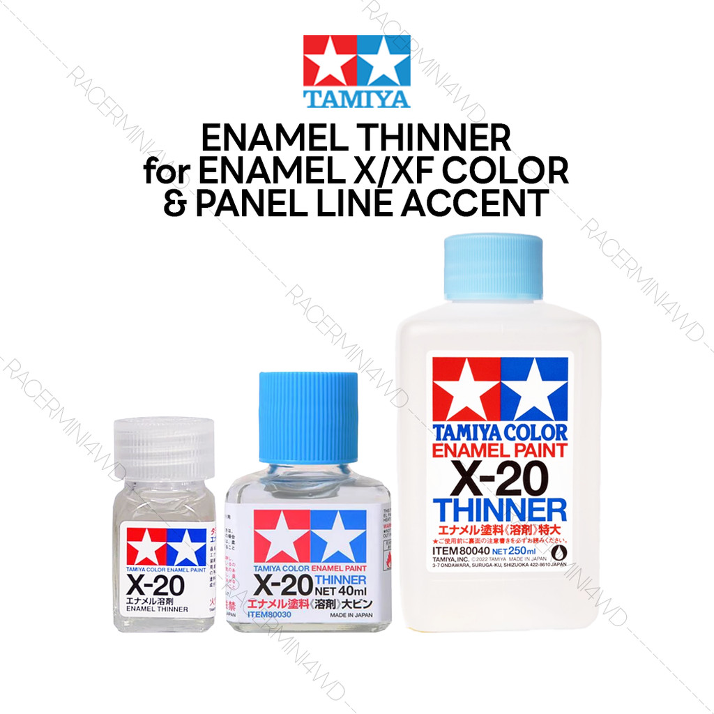 TAMIYA X-20 Enamel Thinner for Enamel X/XF Color and Panel Line Accent ...