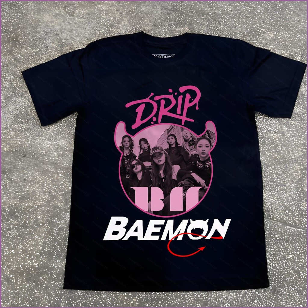 S-5xl พร้อมส่ง Babymonster Click Clark Baemon ชุดเสื้อยืด Ruka Pharita ...