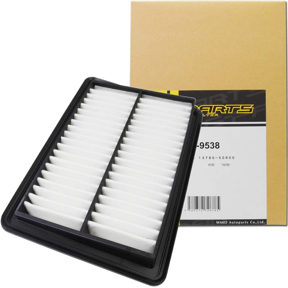 G-Parts กรองอากาศสำหรับ Suzuki Swift Crosby LA-9538 ยาว 220 x กว้าง 158 ...