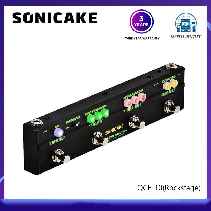 Sonicake Rockstage กีตาร์ Multi Effect เหยียบ Chorus Delay Reverb ...