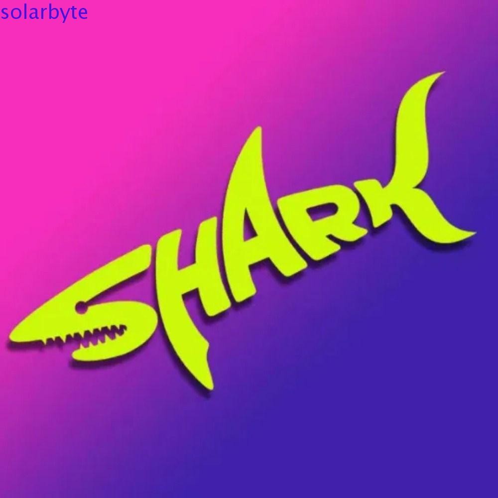 Solarbyte Shark สติกเกอร์รถ,บุคลิกภาพความคิดสร้างสรรค์สติกเกอร์สะท้อนแสง,สติกเกอร์กันชน Shark ...