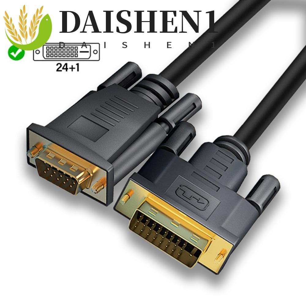 Daishen1 Dvi 24+1 ถึง Vga Cable, Dvi 24+1 15-pin Vga Dvi เป็น Vga Cable ...