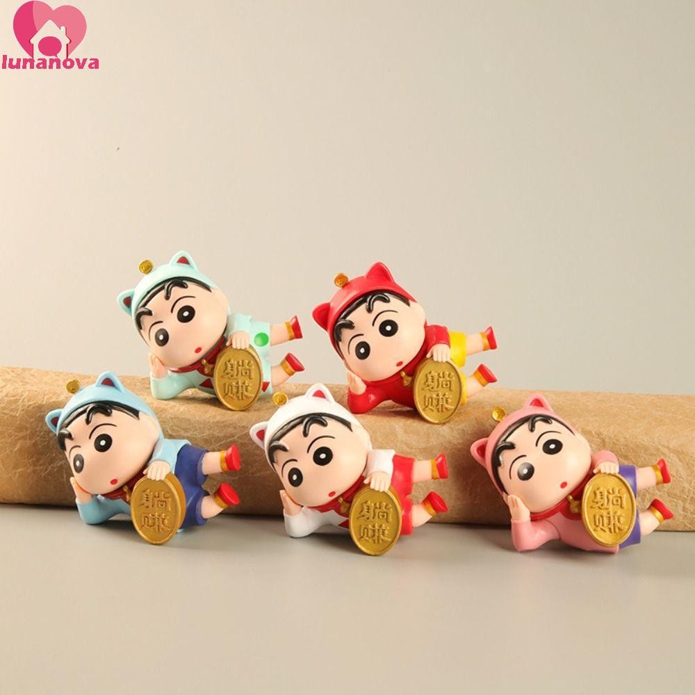Lunanova Crayon Shin-Chan อะนิเมะรูป,สีสุ่มโกหกด้านข้างของเล่นรูปดินสอ ...