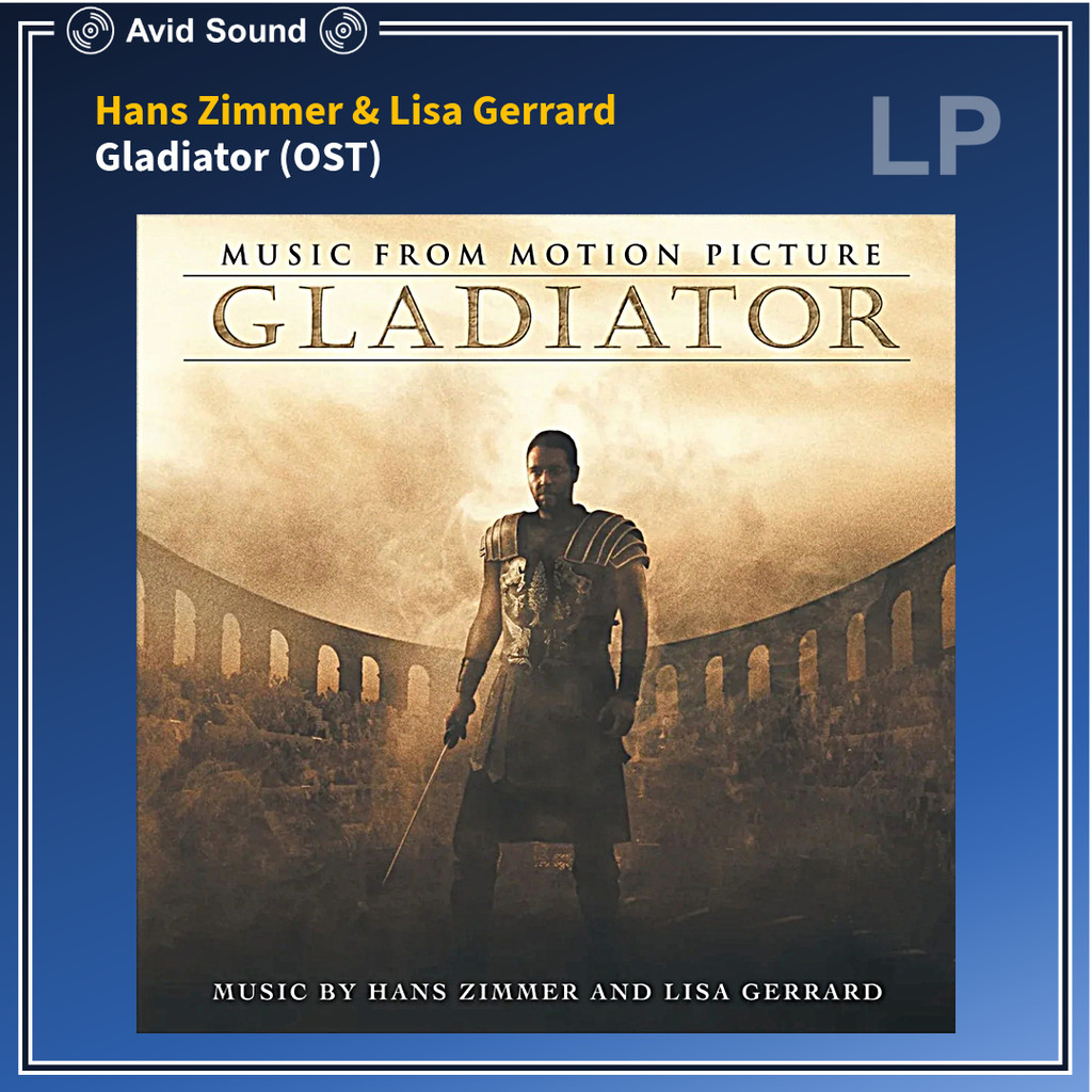 แผ่นเสียง Hans Zimmer & Lisa Gerrard Gladiator OST Soundtracks ใหม่ ซีล ...