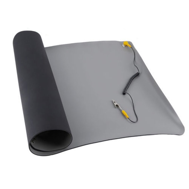Anti-static ESD Grounding Mat Kit พร้อมสายดินโต๊ะตั้งโต๊ะ 27.6" x 19.7 ...