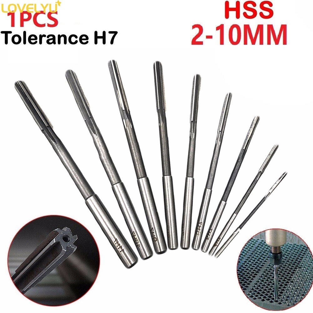 1pc 2-10 มม.ตรง Shank Reamer HSS H7 เครื่องเหล็กความเร็วสูง Parallel ขลุ่ย | Shopee Thailand