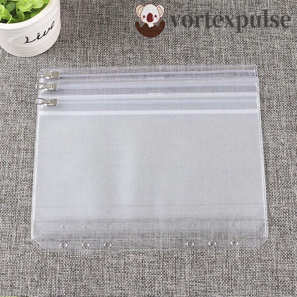 Vortexpulse 5pcs A5 A6 กระเป๋า PVC ใส,เอกสาร Organiser กระดาษ Organizer ...