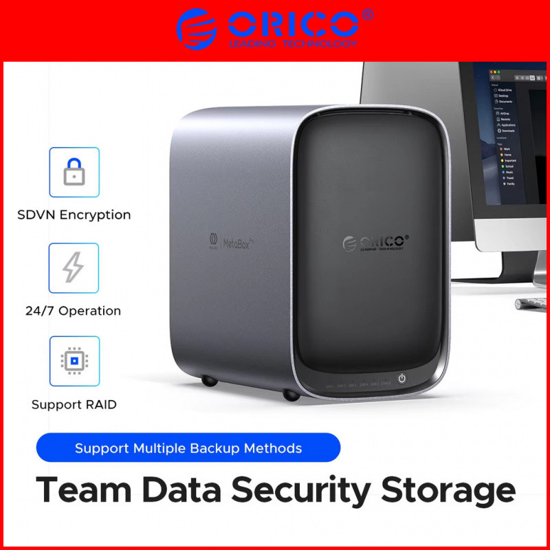 ORICO NAS Storage Enterprise Storage Metabox PRO ชิป Intel Dual Ethernet Port (HS500-Pro ...