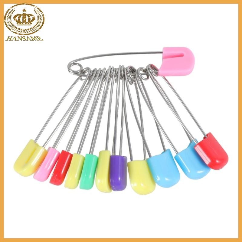 Han 12 ชิ้น สี Safety Locking Baby Cloth Nappy Diaper Craft Pins ...