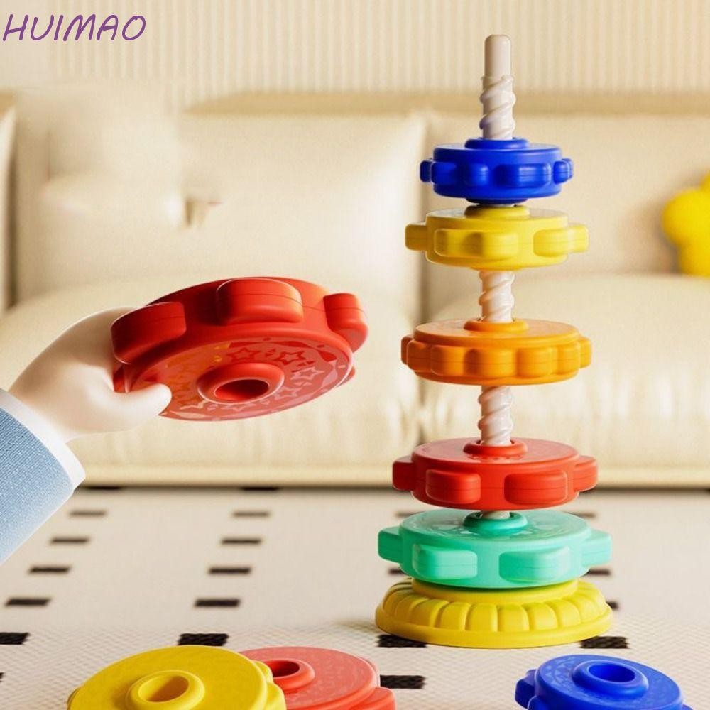 Huimao Rainbow Spinning Stacking ของเล่น, Stackable Early Education ...