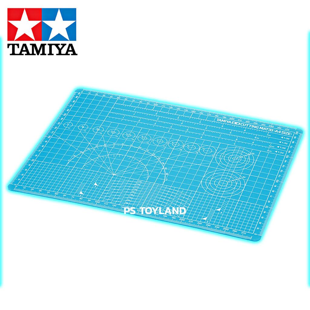 TAMIYA CUTTING MAT [A4 SIZE/BLUE] TA 74149 แผ่นรองตัดโมเดล A4 Size ...