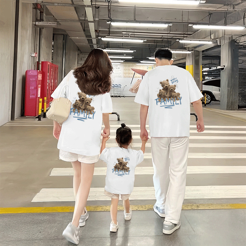 🔥พร้อมส่ง&COD🔥RINA STUDIO🔥 เสื้อยืดแบบใหม่ปี 2025 ชุดแม่และลูกสาว babyt-shirt เสื้อยืดอกสั้น แม่ ...